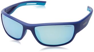 Polaroid Polarois Sport Pld 7028/s PJP/5X BLUE Sunglasses Unisex Polycarbonate, Standard, 17