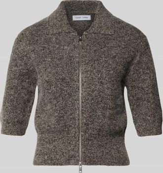 Sams&oslash;e & Sams&oslash;e Strickjacke aus Woll-Mix mit 1/2-Arm Modell SAKELSIE