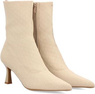 Shoes & Blues Bottine pour femme au design minimaliste et polyvalent. Silhouette stylis&eacute;e avec pointe fine et talon moyen type kitten, fermeture lat&eacute;rale avec ferme