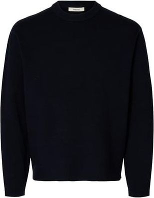 Selected Pull droit &agrave; col c&ocirc;tel&eacute;