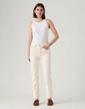Levi's 501 Crop - Jean - Blanc Long Live the Queen
