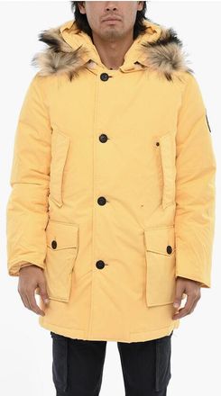 Woolrich AIME LEON DORE Solid Color Down Jacket with Removable Faux size 3xl
