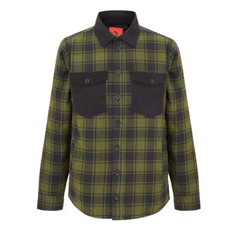 Luke Valley Hemdjacke f&uuml;r Herren, Brusttasche (Gr&uuml;n)