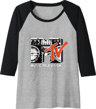 Giesswein Klassisches MTV-Logo-Design Raglan