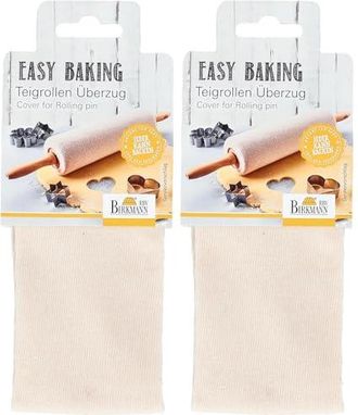 RBV BIRKMANN Birkmann, Teigrollenbezug, Easy Baking, Baumwolle, bei 30&deg;C waschbar (Packung mit 2)