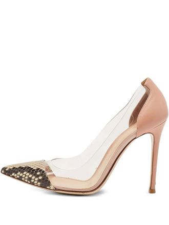 Gianvito Rossi Plexi Pumps - Nude
