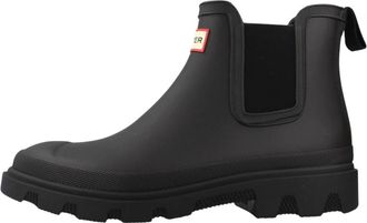 Hunter Botte Chelsea Downpour - Femme - Chaussures - Noir - Taille: 36 EU
