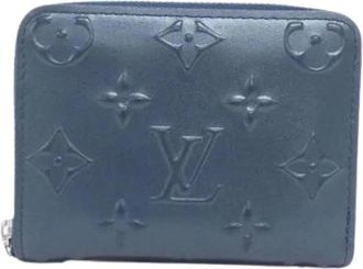 Louis Vuitton unisex, Pre-owned, Bleu, Taille: ONE Size Porte-monnaie Pre-owned