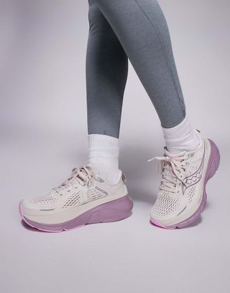 Saucony Guide 18 - Baskets de course à amorti maximal - Clair de lune-rose