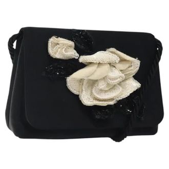 Chanel Pre-owned Soie sacs-chanel - Femme - Pre-owned - Noir - Taille: ONE Size