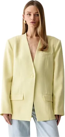 Gestuz Femme, Vestes, Jaune, Taille: 38 FR GZcia Blazer