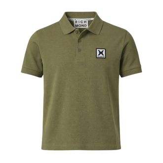 John Richmond 3-Button Polo - - Tops - Herren - Gr&uuml;n - XS