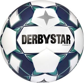 DERBYSTAR Diamond Tt Db V22 Fu&szlig;ball Weiss Blau 5