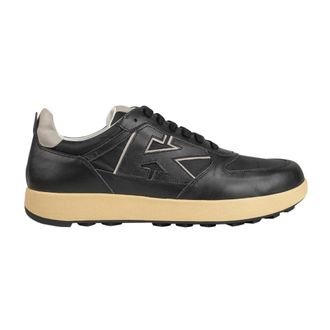 Kiton Homme, Chaussures, Noir, Taille: 43 1/2 EU Leather Baskets