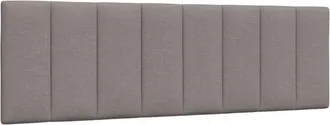 vidaXL Kopfteil-Kissen Hanko Taupe 160 cm Stoff Vidaxl