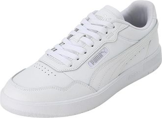 Puma Unisex Court Ultra Sneaker, White White Silver, 44.5 EU
