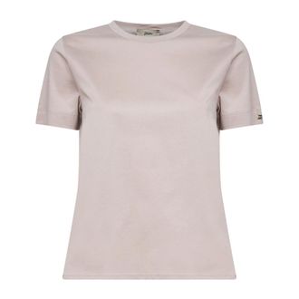 Herno Femme, Tops, Beige, Taille: 36 FR T-shirt en coton