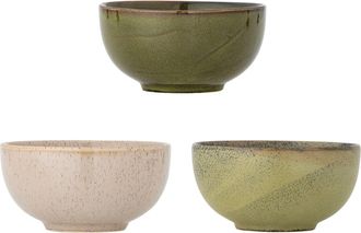 Bloomingville Bols en gr&egrave;s Addison - Set de 3 Bloomingville
