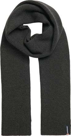 Superdry Damen Essential Strickschal mit Logo Eisengrau Meliert 1SIZE