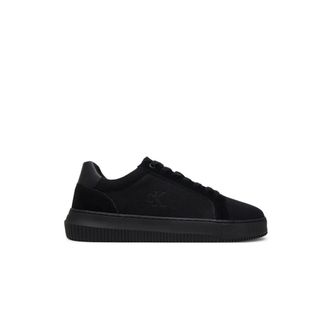 Calvin Klein Homme, Chaussures, Noir, Taille: 42 EU Basket coton uni
