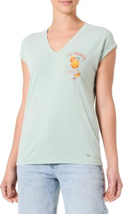 Key Largo Damen WT Cocktail v-Neck T-Shirt, sage Green (1537), Small