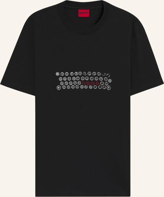 HUGO BOSS Hugo T-Shirt Deyss Regular Fit schwarz
