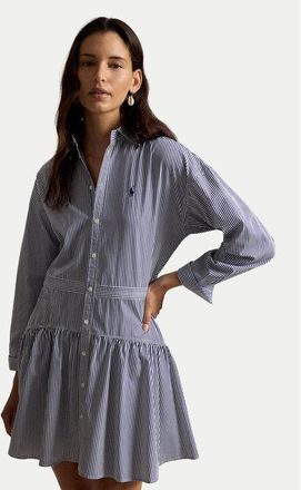 Polo Ralph Lauren Hemdkleid 211B22754001 Dunkelblau Regular Fit