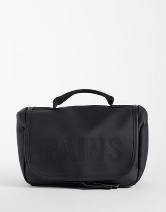 Rains 16310 Texel trousse de toilette suspendue avec logo en noir