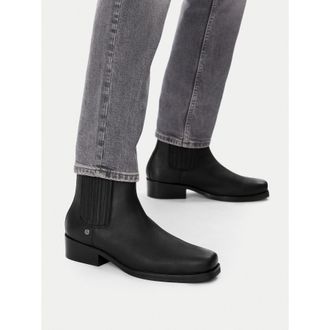 Guess Klassische Stiefeletten Guess Jeans EO-KEANU-02 MI24 Schwarz