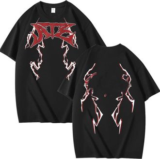 Generic Dominate Album T-Shirts 2025 World Tour Grafik-Support T&auml;gliches Baumwollhemd(B-Black,M)