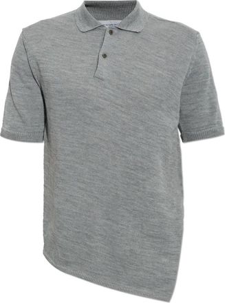 Comme Des Gar&ccedil;ons Asymmetrisches Woll-Polo - - Tops - Herren - Grau - S