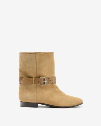 Isabel Marant Bottines Reena - Femme - Taupe - Taille36 - Isabel Marant