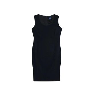 Marina Rinaldi Marineblaues &auml;rmelloses Etuikleid - - Dresses - Damen - Blau - L