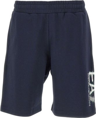 Emporio Armani Emporio Armani Ea7, Homme, Shorts, Bleu, Taille: S Visibility Special Logo Shorts