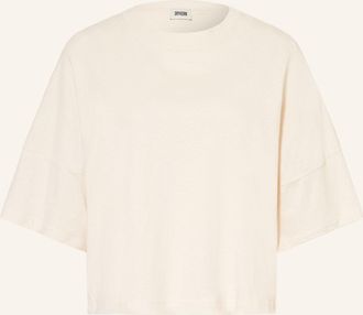 Drykorn Drykorn T-Shirt Fionna Mit Leinen weiss