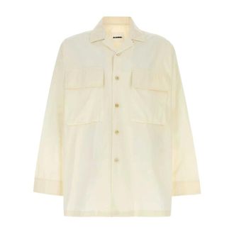 Jil Sander Ivory Baumwollhemd f&uuml;r M&auml;nner - - Shirts - Herren - Beige - M