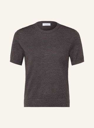 Darling Harbour Darling Harbour Strickshirt Aus Merinowolle braun
