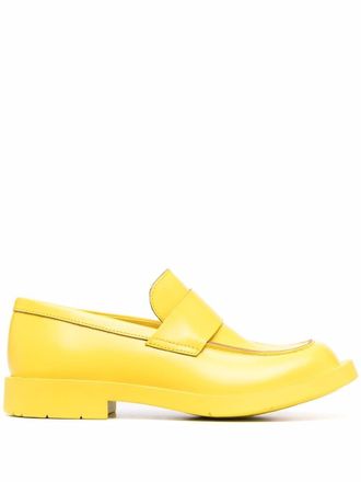 Camperlab mocassins Mil 1978 &agrave; bout carr&eacute; - Jaune