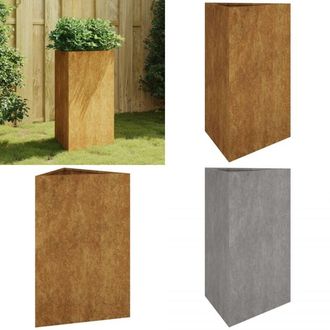vidaXL Vidaxl - Jardini&egrave;re 50x43x75 cm acier corten - Jardin - Terrasse - Balcon - Pot De Fleurs - Jardini&egrave;re Ext&eacute;rieure - Home & Living