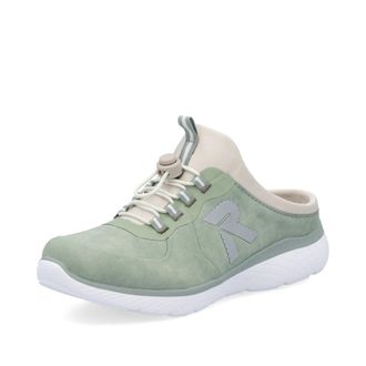 Rieker Damen Low-Top Sneaker M5056, Frauen Halbschuhe,Freizeitschuhe,Turnschuhe,Laufschuhe,stra&szlig;enschuhe,Strassenschuhe,gr&uuml;n (52),41 EU / 7.5 UK