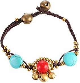 La Chineuse Bracelet TIBETAIN - Red and Blue - Plaisir et Tradition Ethnique