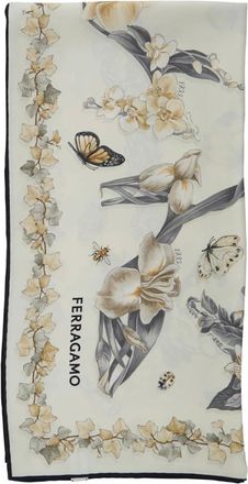 Ferragamo Femme, Accessoires, Beige, Taille: ONE Size Gaia Scarf