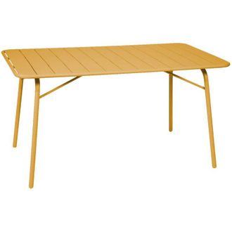 Sweeek Klappbarer Gartentisch aus Stahl f&uuml;r 6 Personen