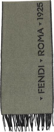 Fendi Stencil 1925 Wool And Cashmere Scarf