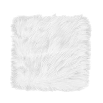 Generic Pl&uuml;schteppich Kinderzimmer Flauschiger Kunstfell Schaffell Sitzpolster Sitzkissen, weich und bequem Pl&uuml;schkissen, 50X50CM
