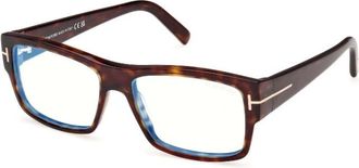 Tom Ford Rechteckige Brille Tf5941 - - Accessories - unisex - Braun - ONE SIZE
