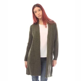 Only Strickjacke offen für Damen (Khaki)