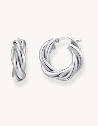 Thomas Sabo Cr&eacute;oles en argent sterling-Argent&eacute;
