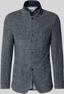 Roy Robson Slim Fit Sakko mit Stehkragen und Brusttasche