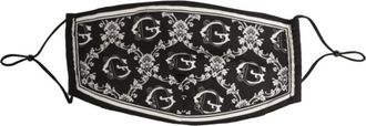 Dolce & Gabbana Logo Print Gesichtsmaske - - Accessories - Herren - Schwarzk - ONE SIZE